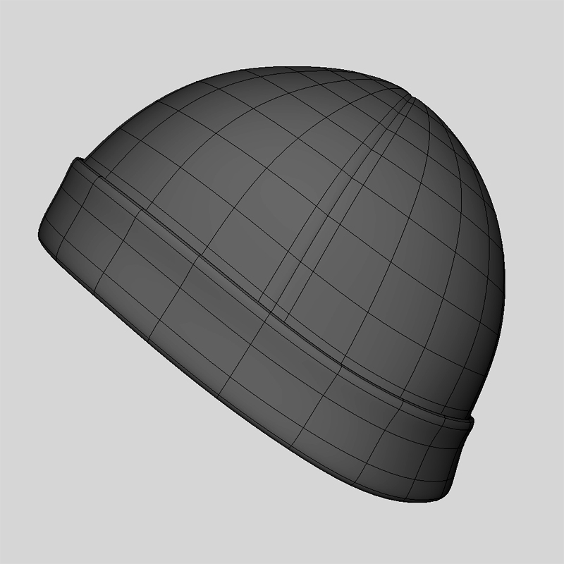 3d skull cap