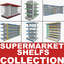 3d supermarket shelves 2