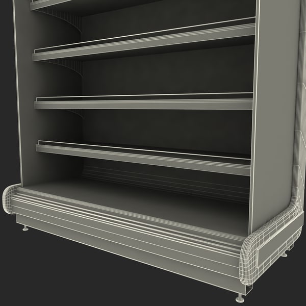 3d supermarket shelves 2