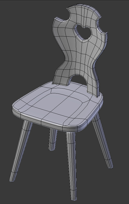 3d swiss chair model
