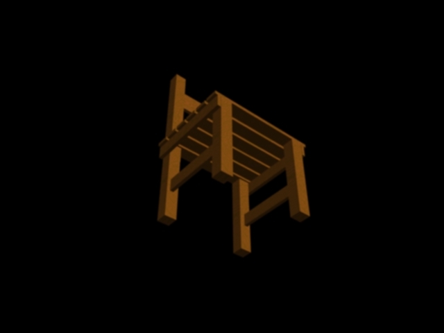 3ds max rpg chair
