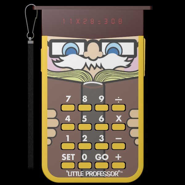 3d little professor model