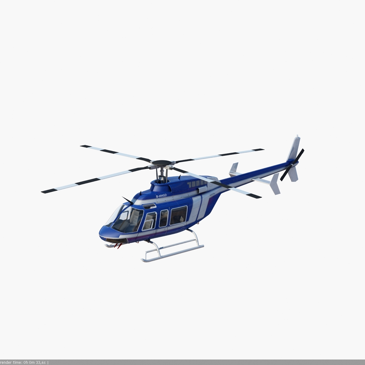 3d model bell 407