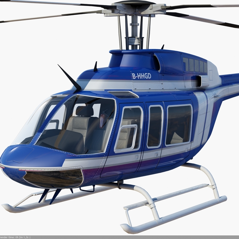 3d model bell 407