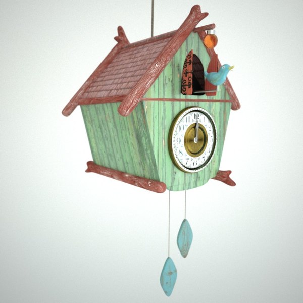 cuckoo clock 3d model