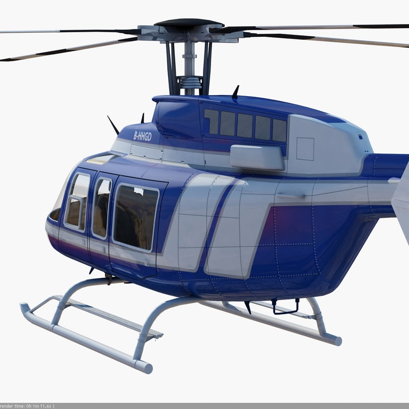3d model bell 407