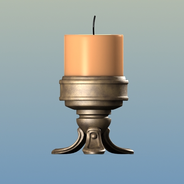 Blend Objects Candle blend-objects-candle