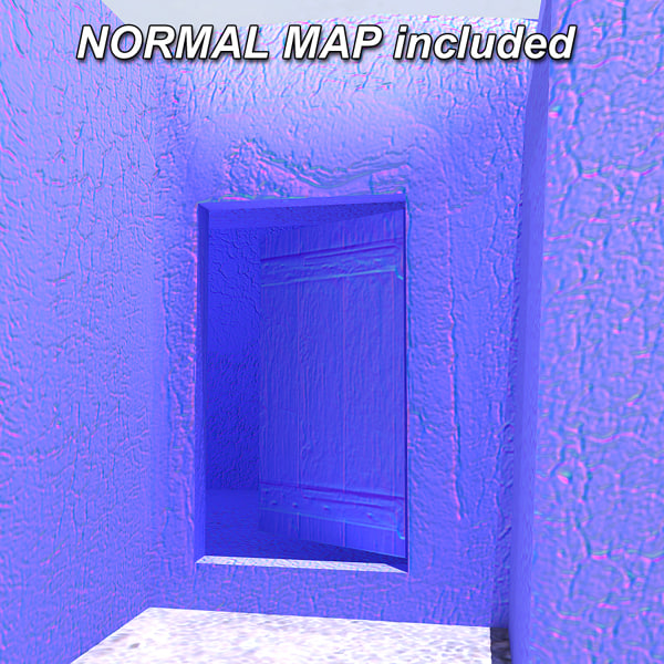 mud walled houses 3d max