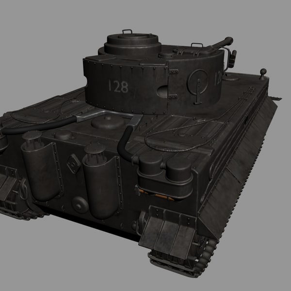 3d obj german wwii tank tracks