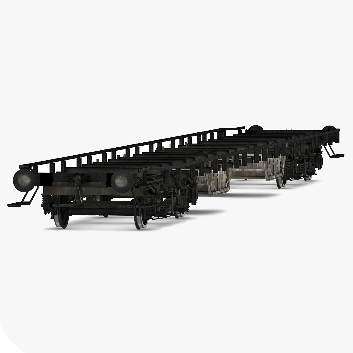 3d model train chassis