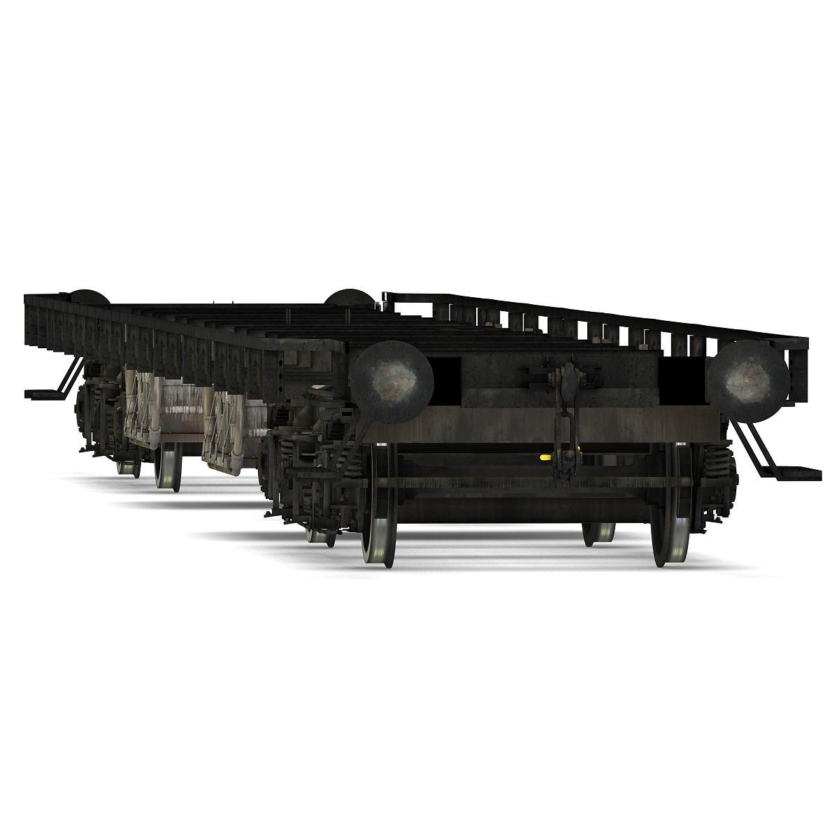 3d model train chassis