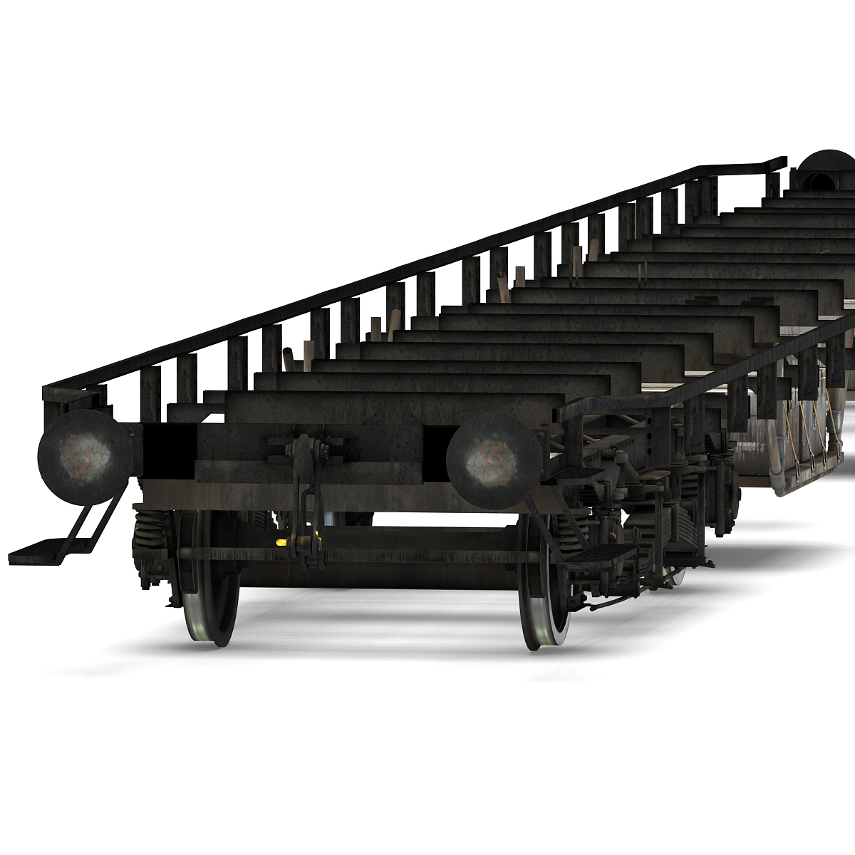 3d model train chassis