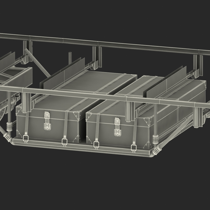 3d model train chassis