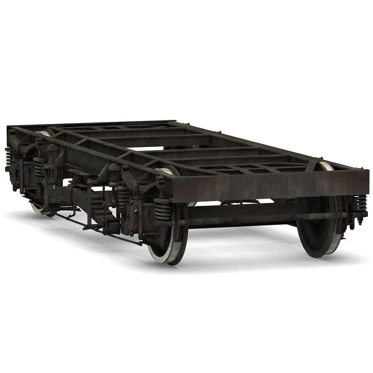 3d model train chassis