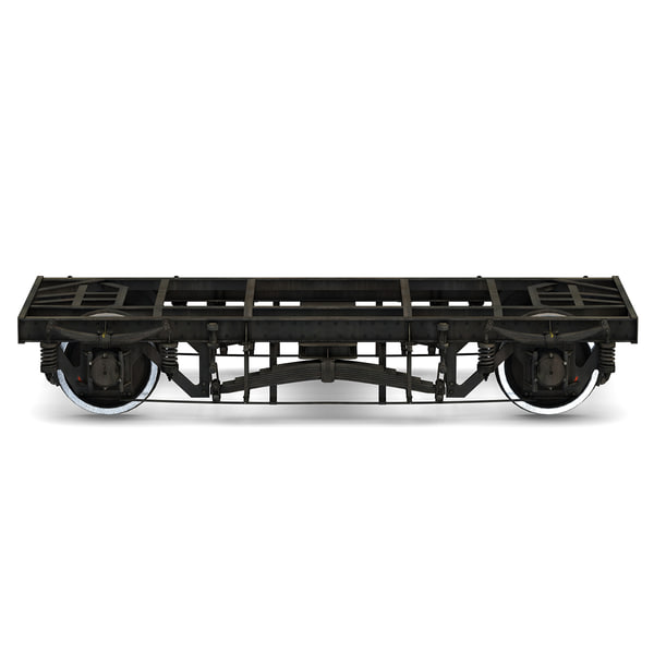 3d model train chassis
