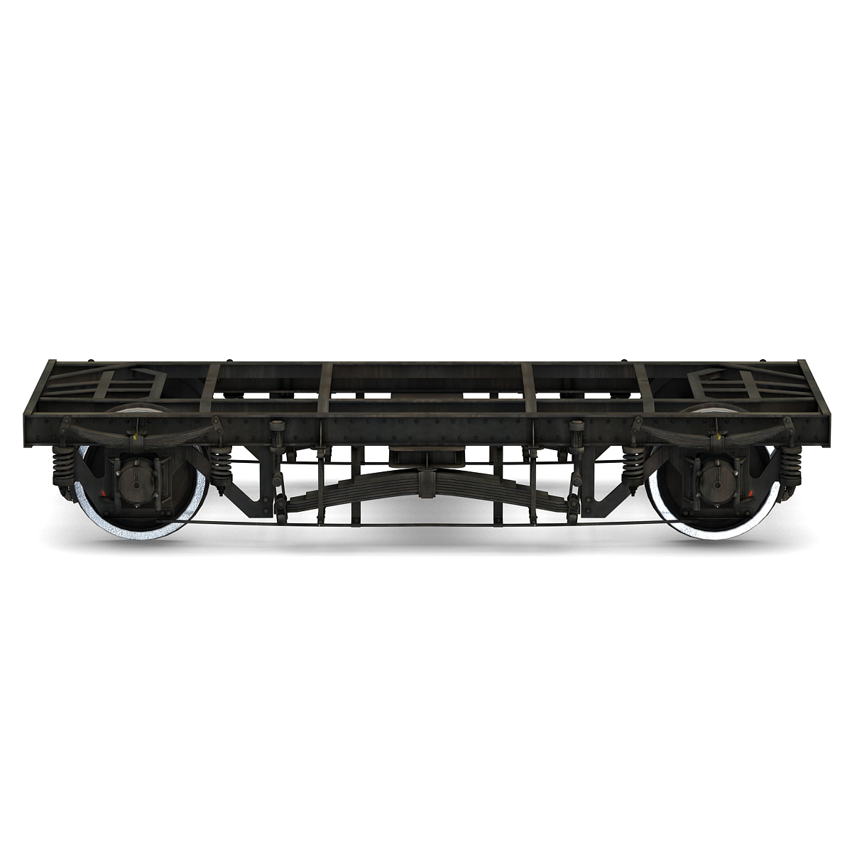 3d model train chassis