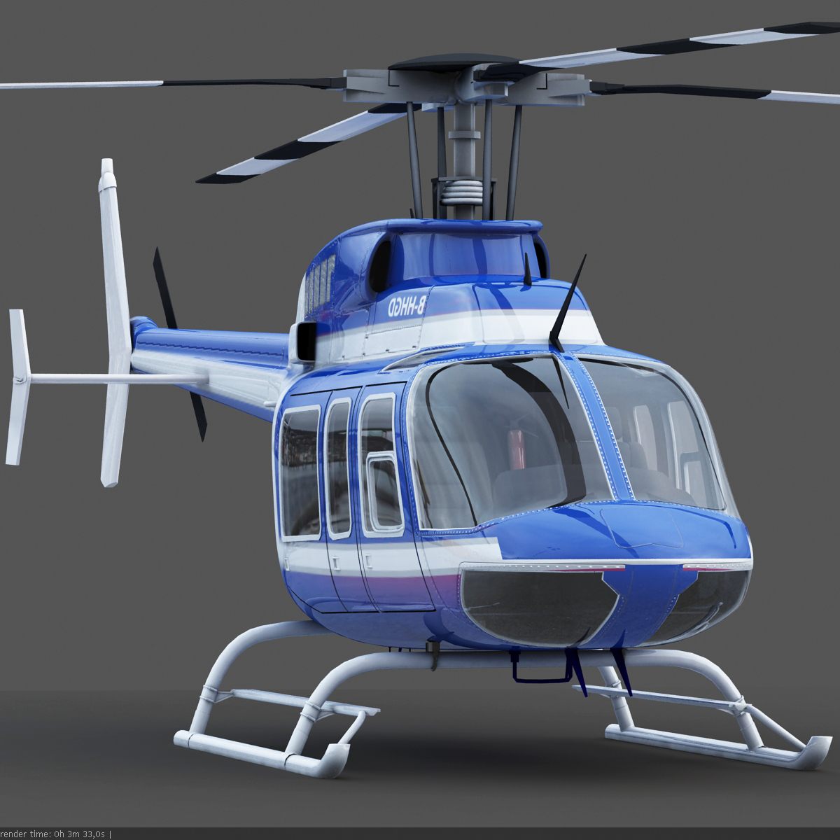 3d model bell 407