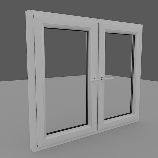 window pvc 3d max
