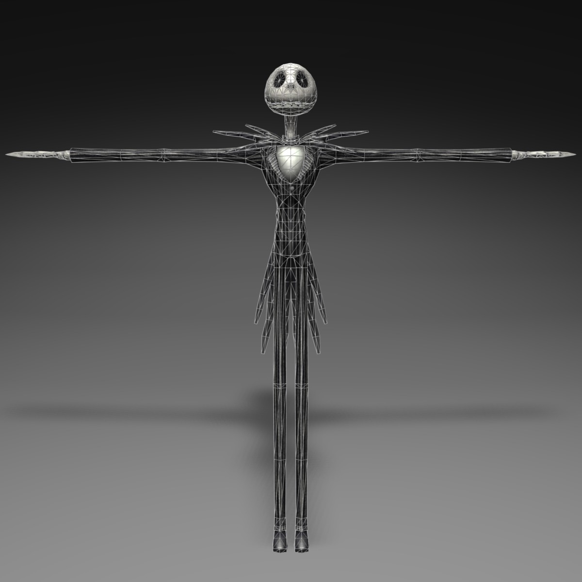 free jack skellington 3d model