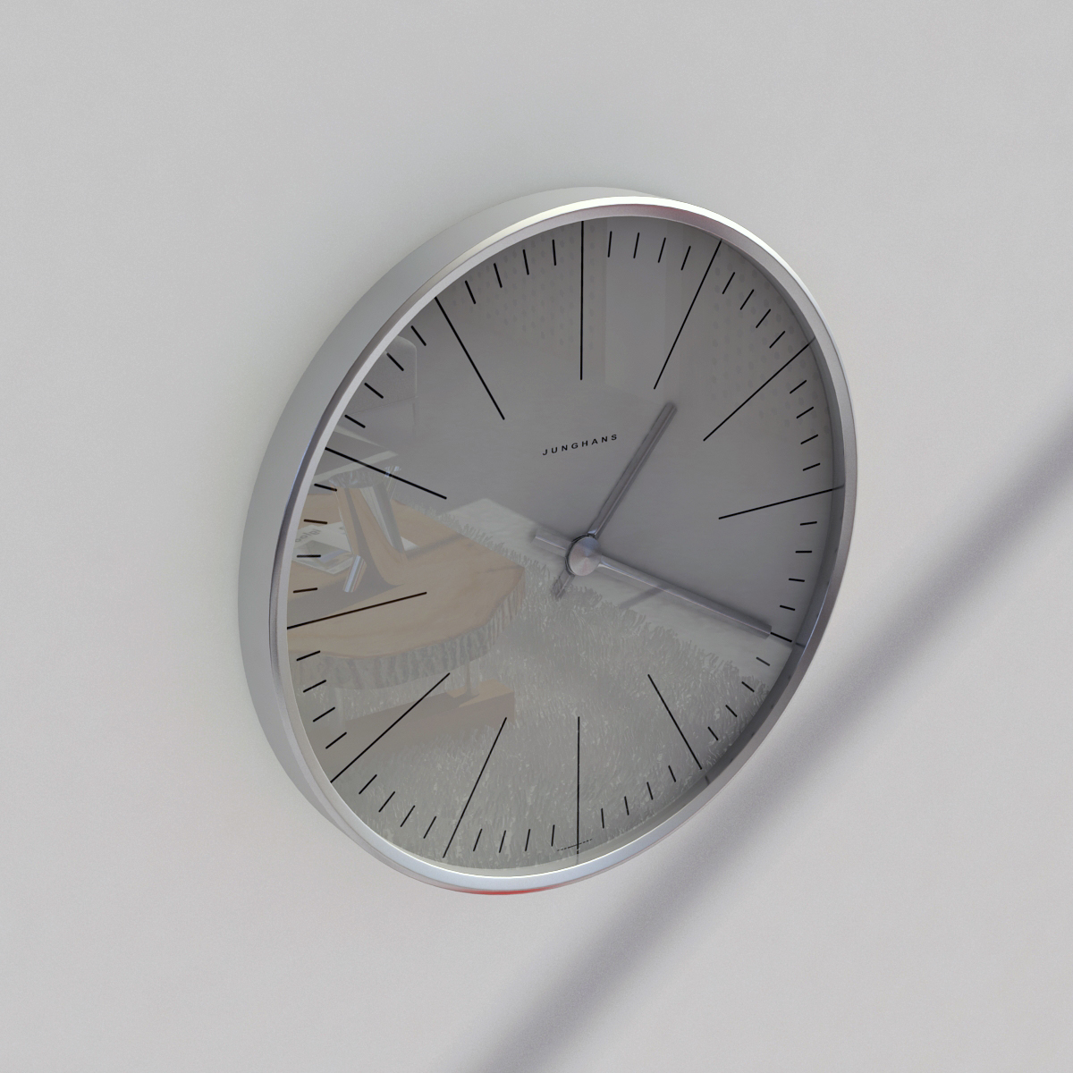 bill wall clock 3d max