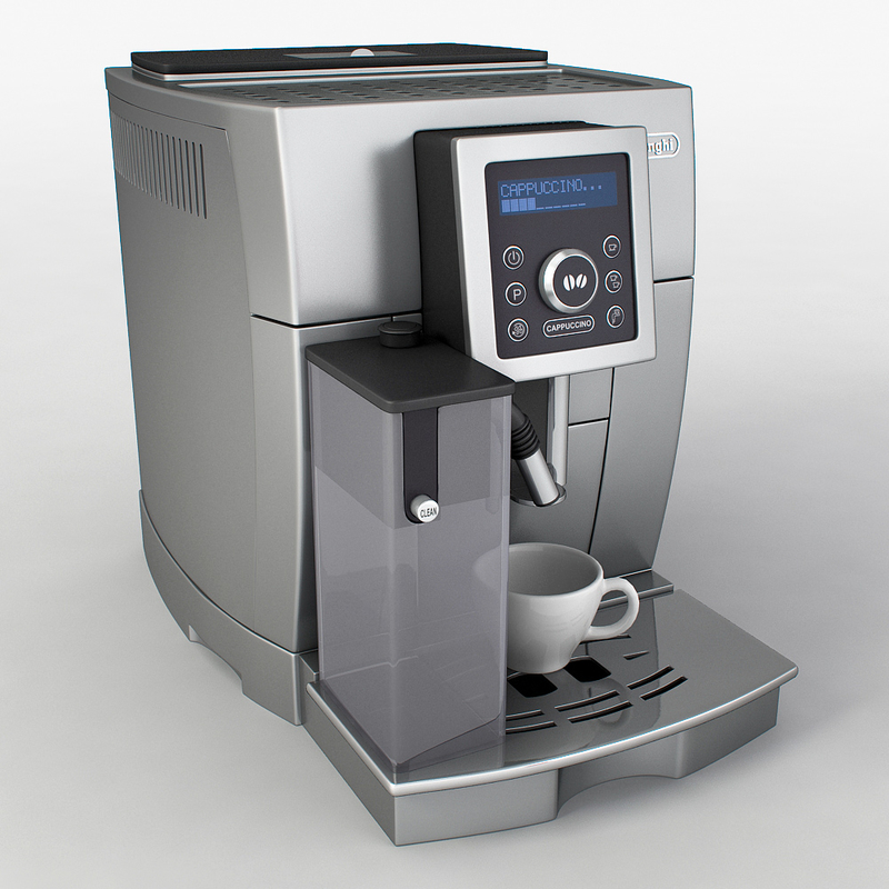 3d espresso machine model