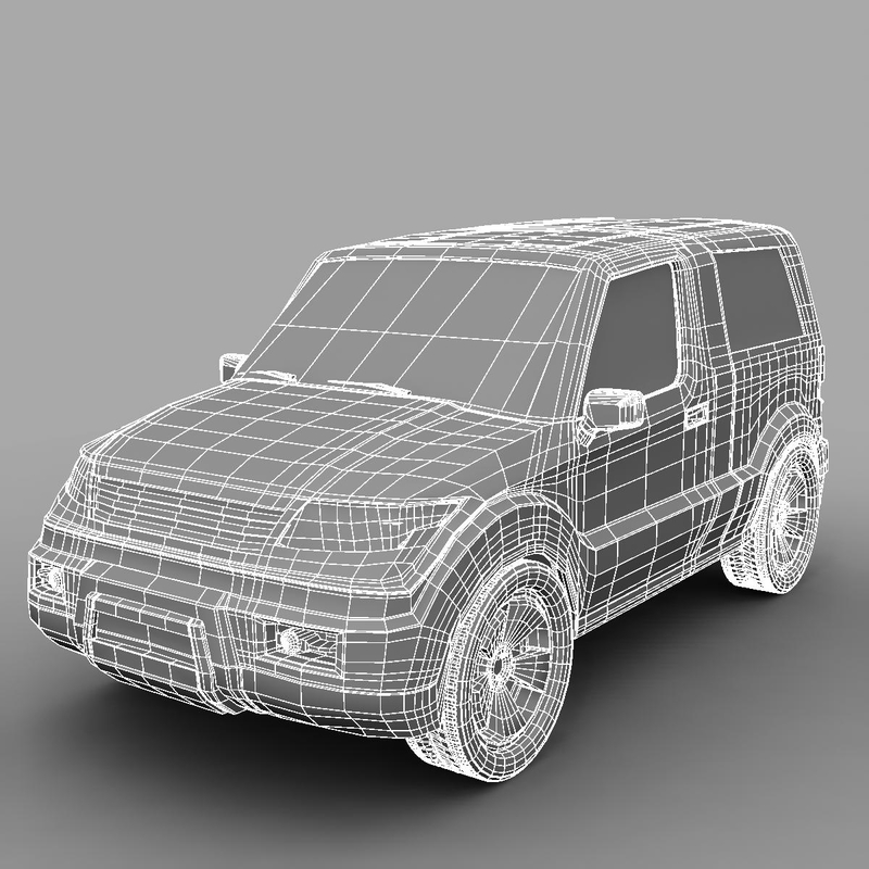 suv car 3d model