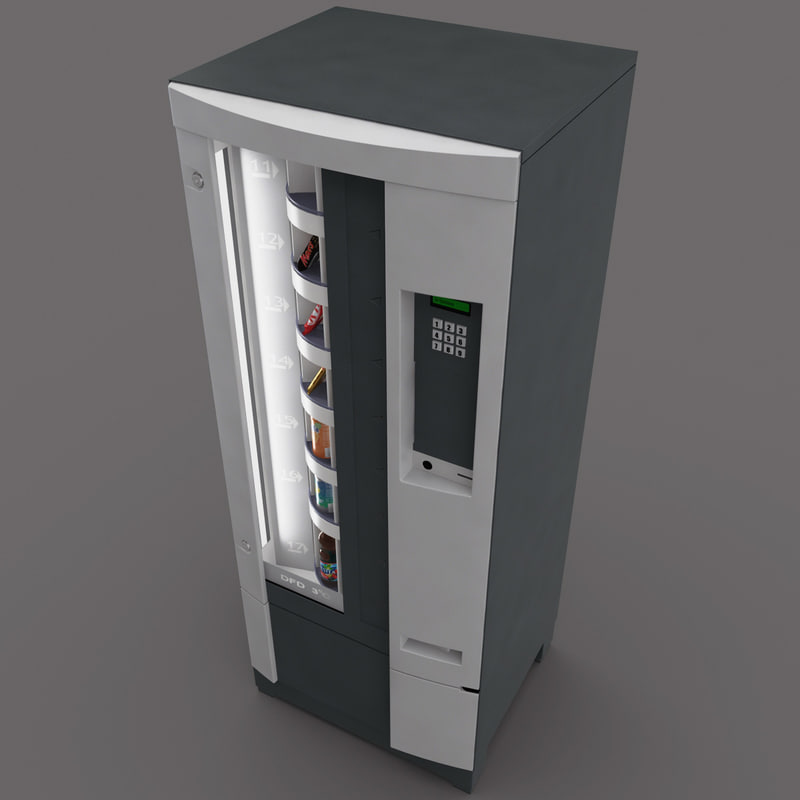 3d model vending machines