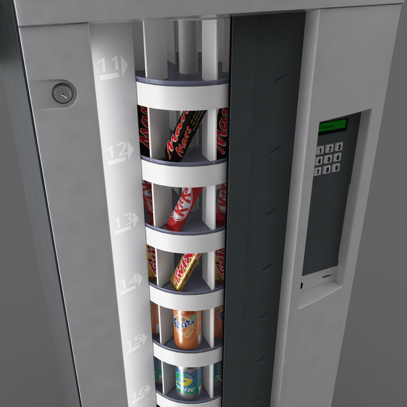 3d model vending machines