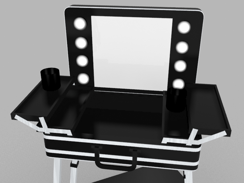 3d model makeup stand