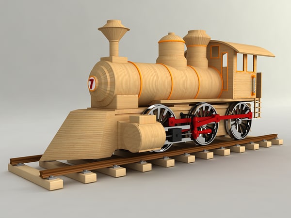 max wood wooden train