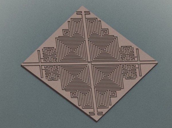 modelo 3d Laberinto celta - TurboSquid 666693