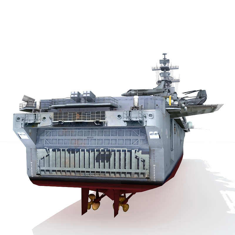 uss boxer 3d model