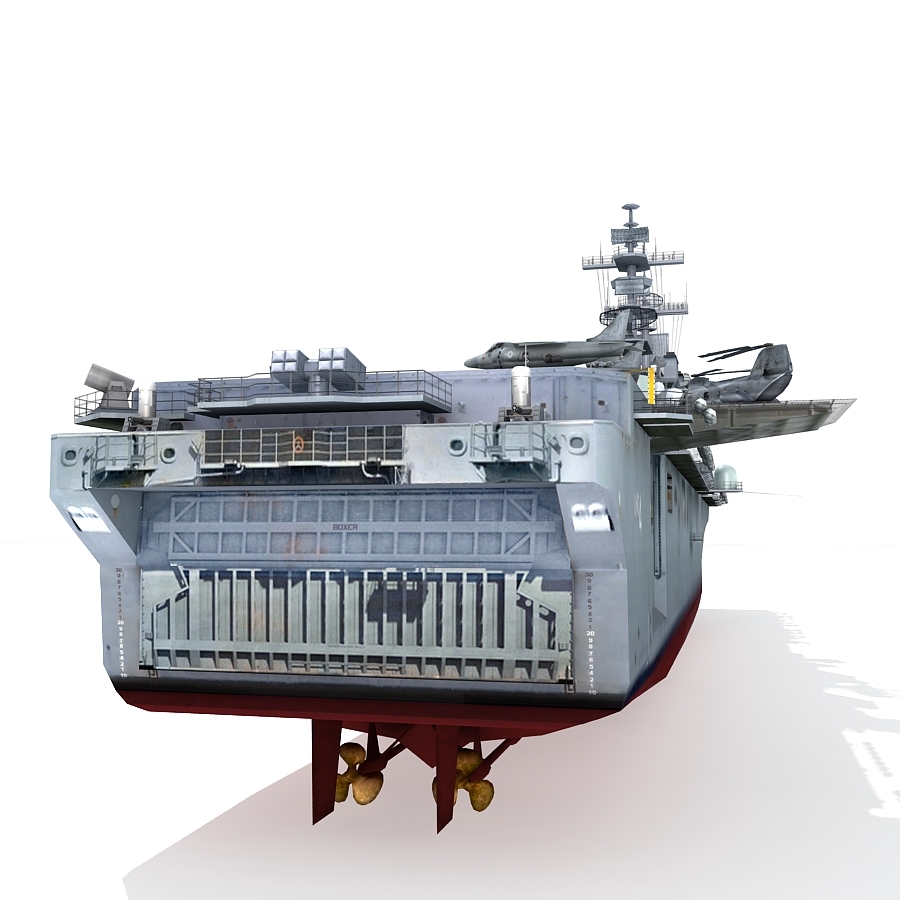uss boxer 3d model