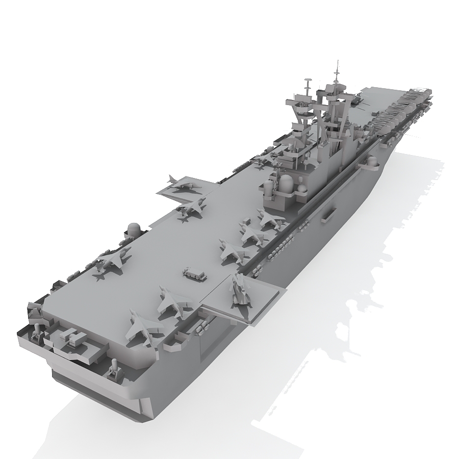 uss boxer 3d model