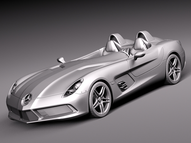 3d mercedes benz mercedes-benz slr