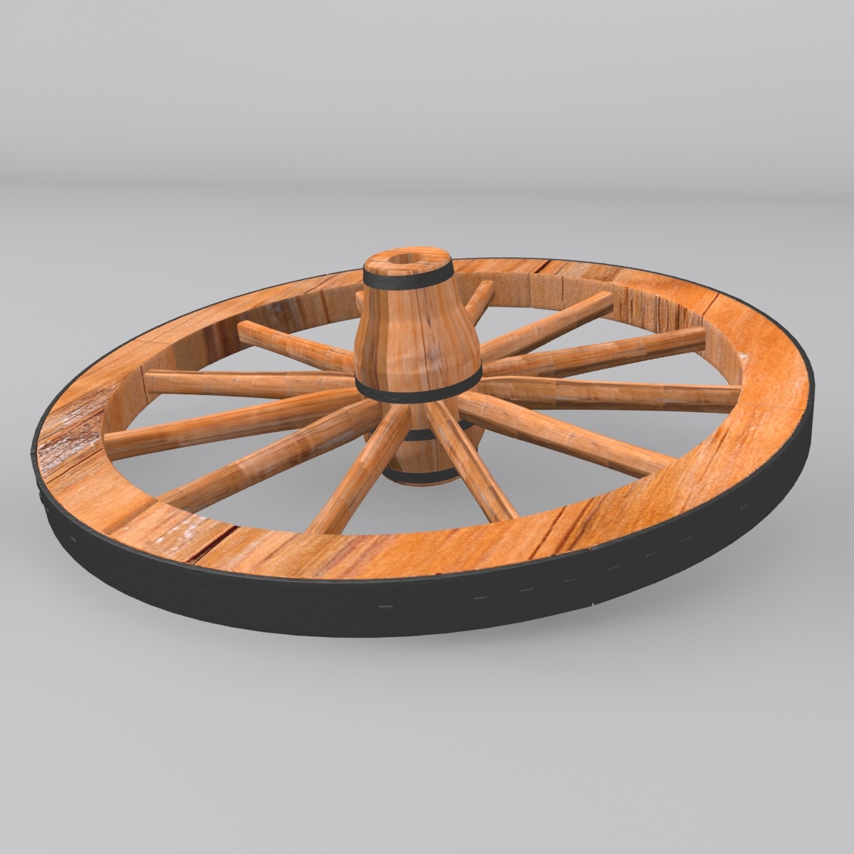 3d wheel modeled