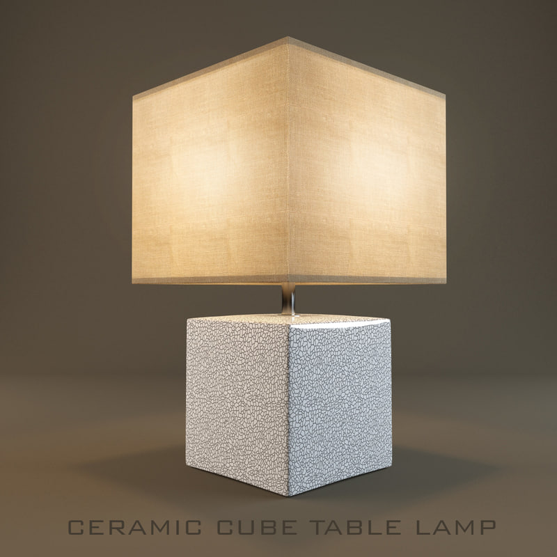 3ds max ceramic cube