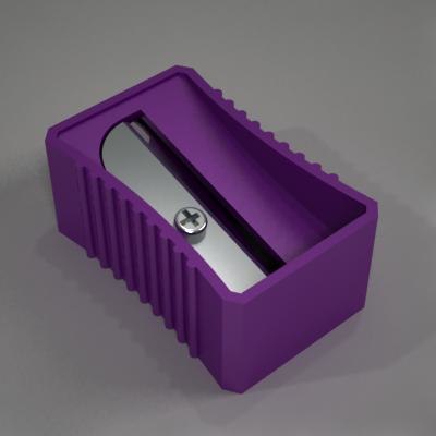 3d model of pencil sharpener