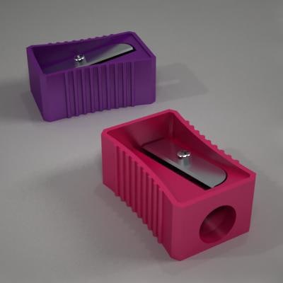 3d model of pencil sharpener