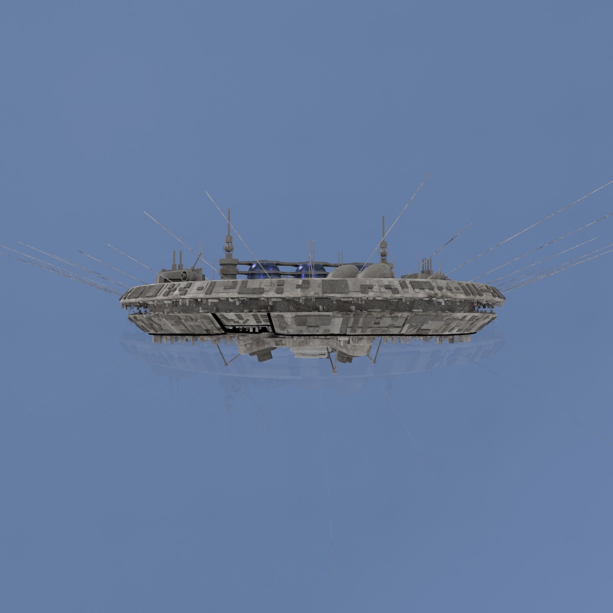 3d mothership huge