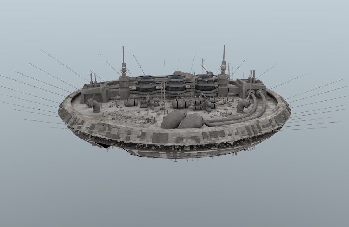 3d mothership huge