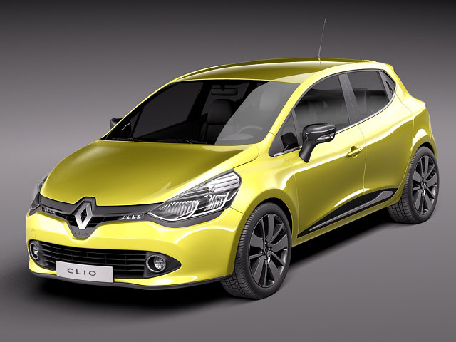 3d model of renault clio 2013