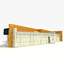 stadium ticket office 3d model