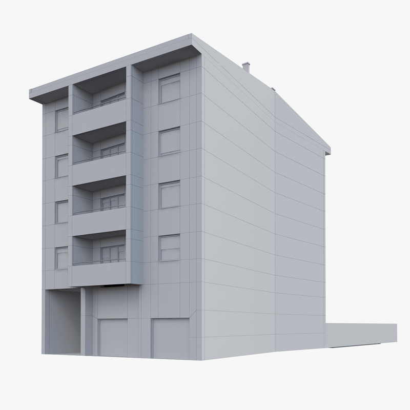 residential building 3d max