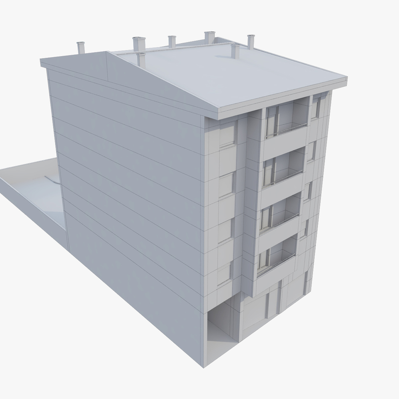 residential building 3d max