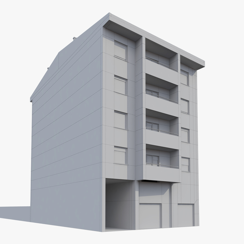 residential building 3d max
