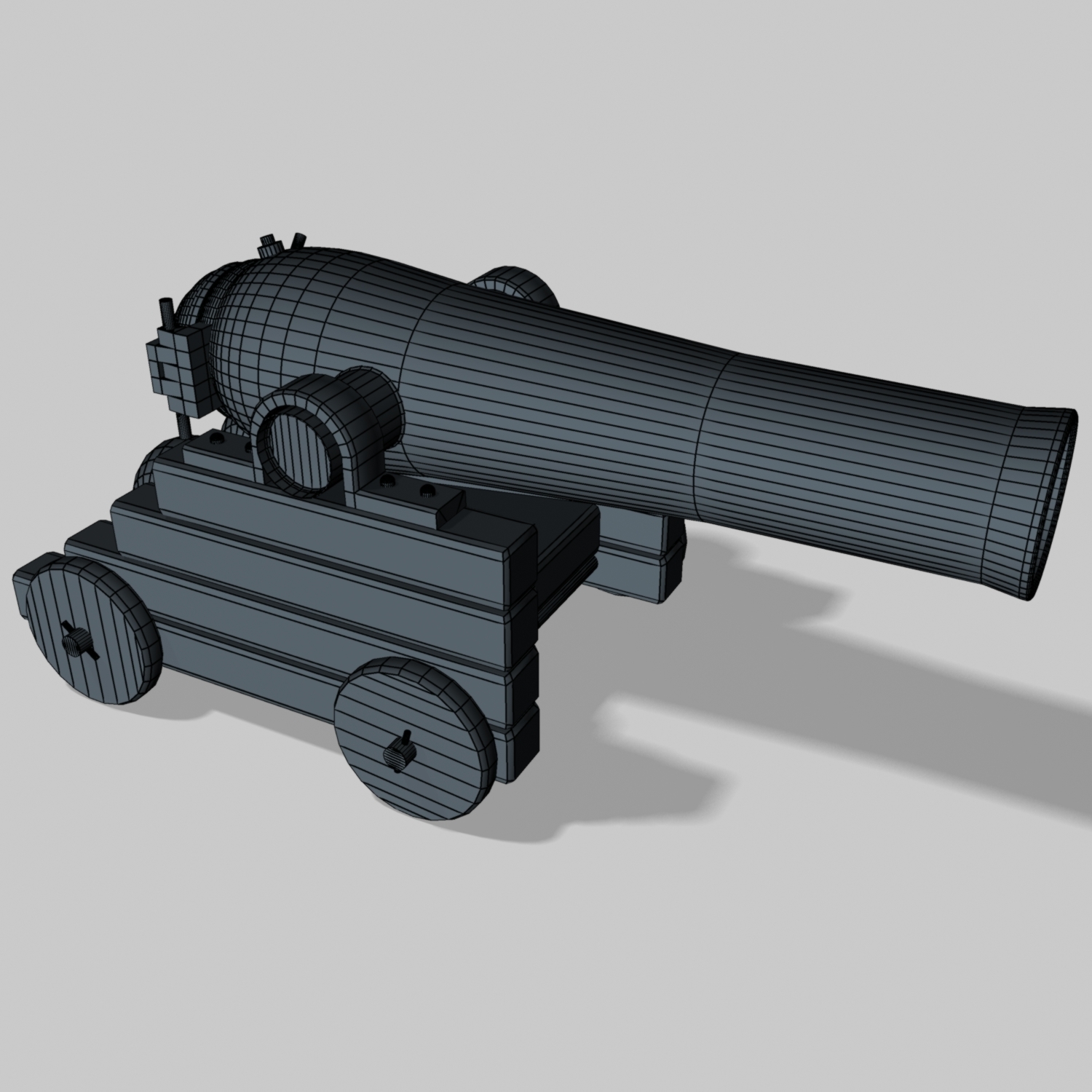 3d cannon cannonball