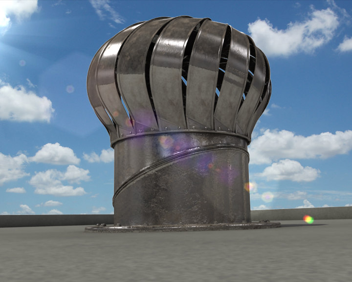 3d air vent model