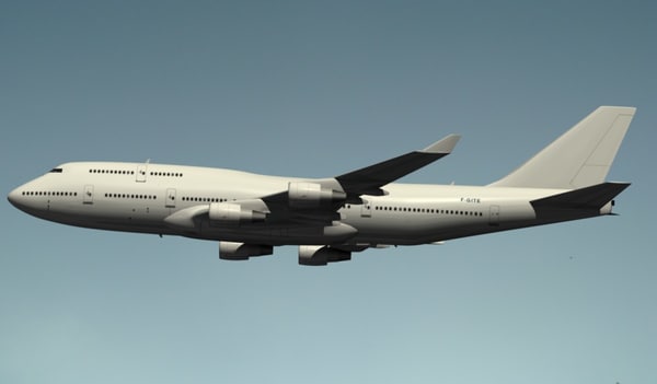 maya boeing 747-400 generic