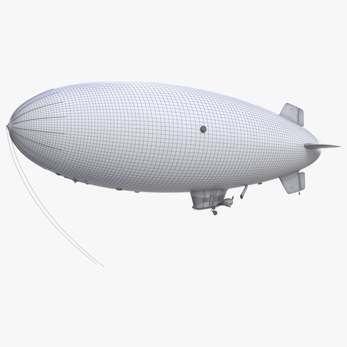 3d good year blimp